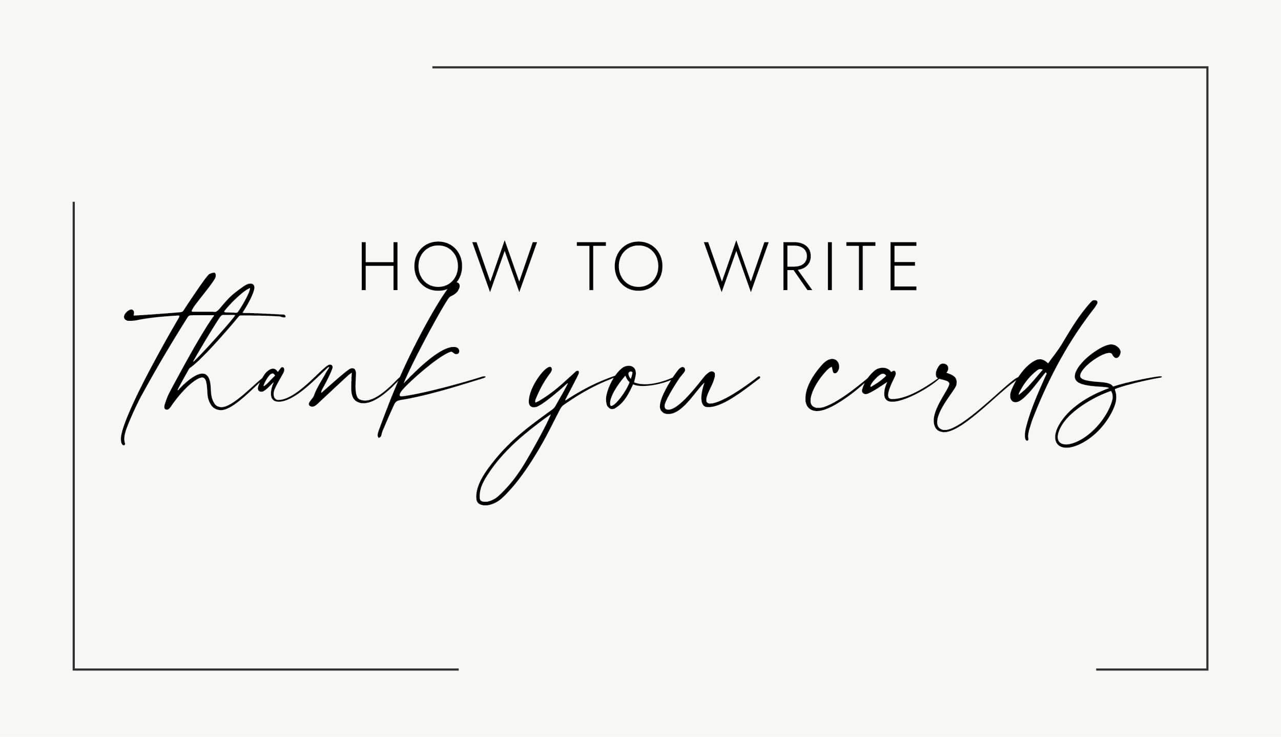 How To Write Wedding Thank You Cards That Will Impress Your Guests 