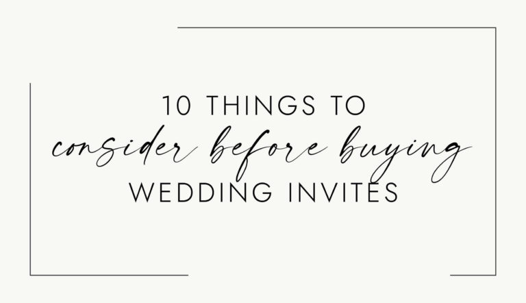How to Upgrade Your Wedding Invitations - copperandblushpaper.com