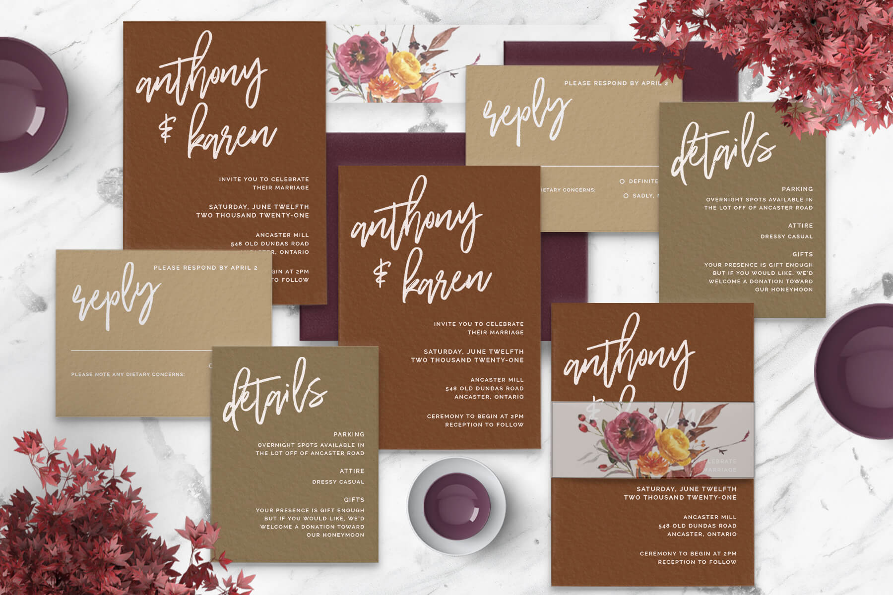 Easily Upgrade Your Wedding Invitations - copperandblushpaper.com